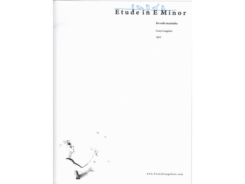 Etude in E Minor for Solo Marimba (Casey Cangelosi)