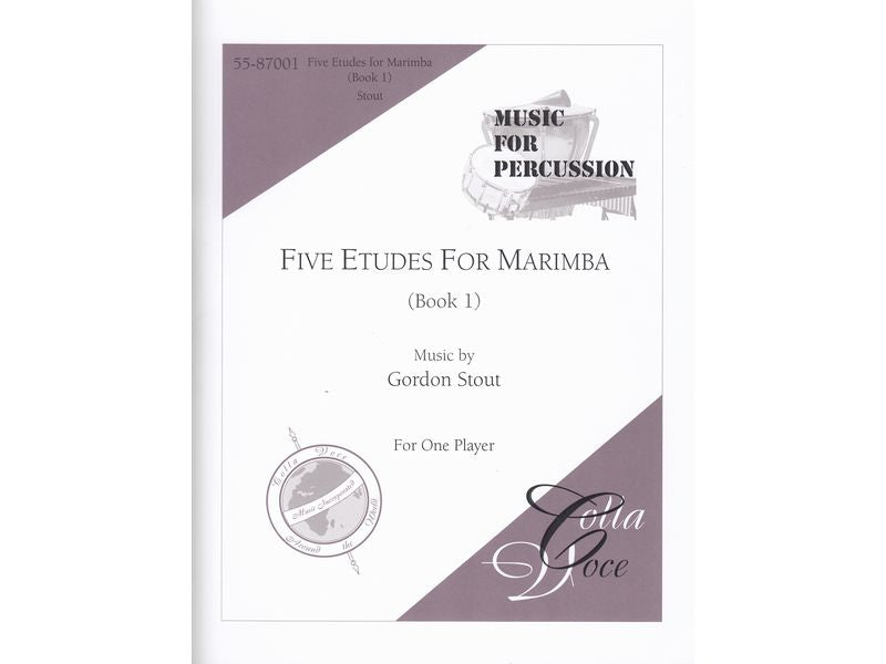 Five Etudes for Marimba Book 1 / 5つのエチュード (スタウトエチュード 第1巻)